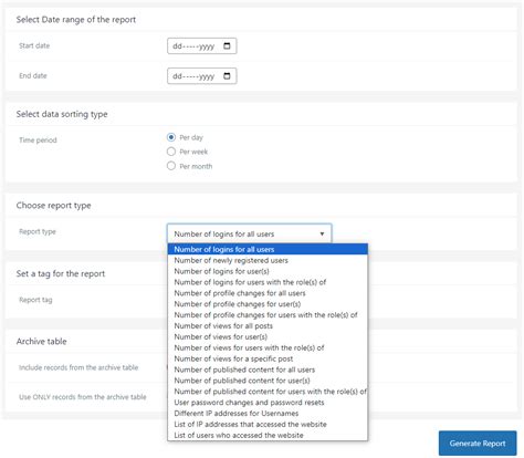 Wp Activity Log Wordpress Plugin