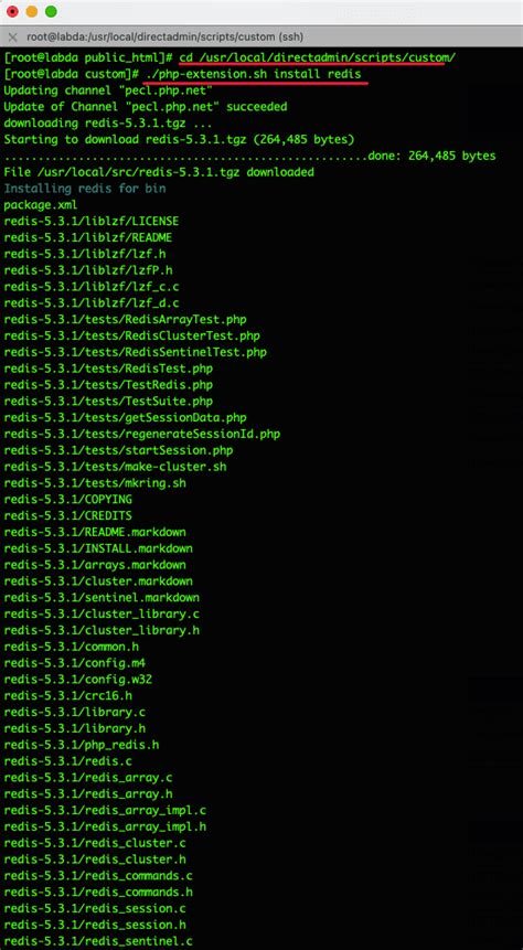 Hướng Dẫn Cài đặt Redis Lên Directadmin Centos 78