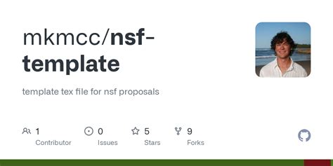 Github Mkmccnsf Template Template Tex File For Nsf Proposals
