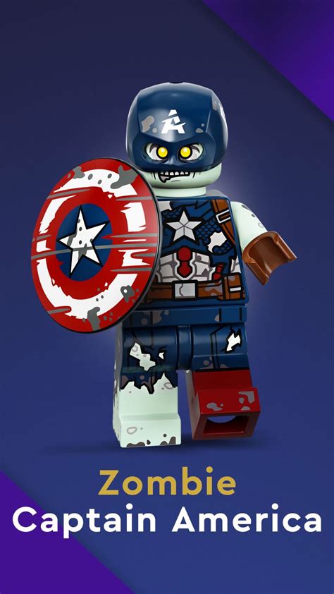 Brickfinder Lego Marvel Cmf Zombie Captain America
