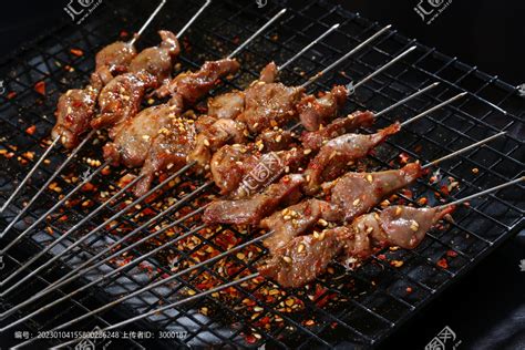 烤鸭胗 中国菜系 食品餐饮 摄影素材 汇图网www huitu