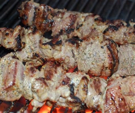 Mediterranean Marinated Lamb Kebabs