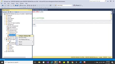 راه اندازی Databasemail در Sql Server با استفاده از Gmail نیک آموز