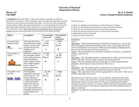 Sample Problem Solutions For Fundamental Of Physics Phys 121 Docsity