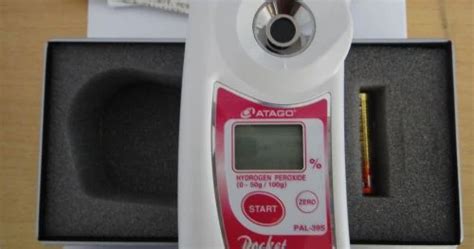 Supply Hydrogen Peroxide Handheld Digital Refractometer With Hydrogen