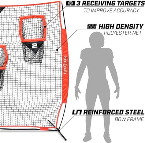 Gosports Football Trainer Throwing Net Choose Between 8 X 8 Net