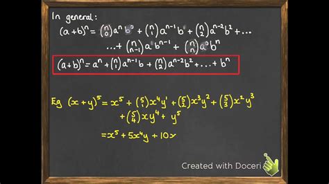 Sequences Binomial Theorem YouTube