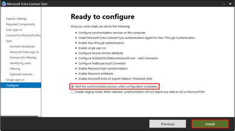 Microsoft Entra Id Connect Tool Kurulum Bölüm 2