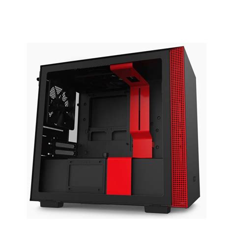 Nzxt H210 Mini Itx Case Red Black