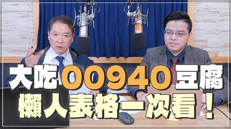 240319【財經一路發】摩爾投顧張貽程談「大吃00940豆腐 懶人表格一次看！」 Youtube