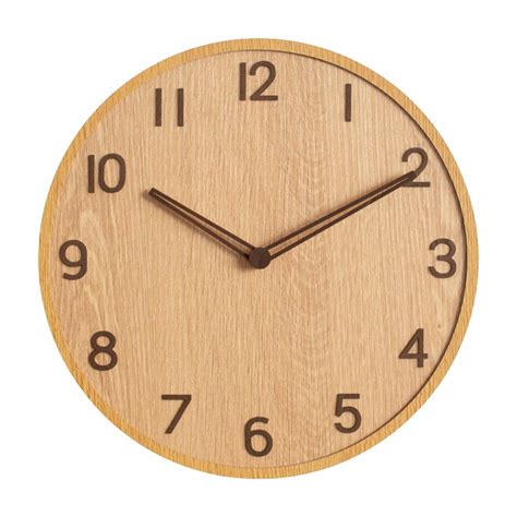 12 calowy drewniany zegar ścienny Decor Cicha okrągła duża szkolna