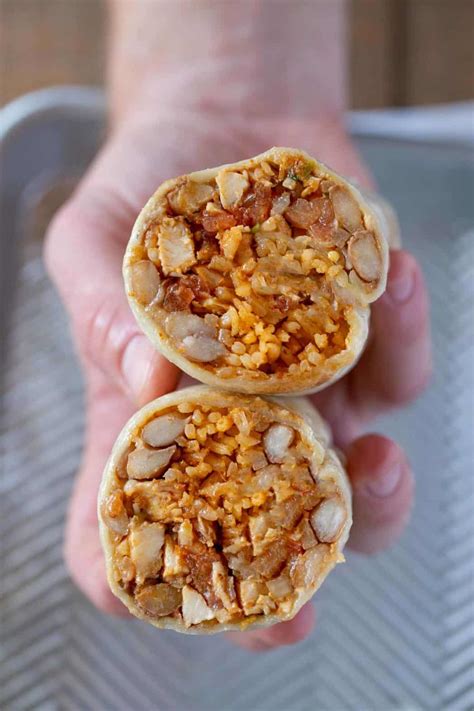 Chicken Burrito Dinner Then Dessert
