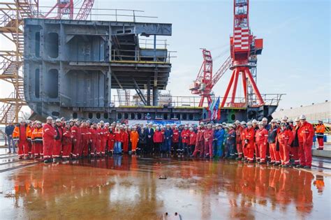 Keel Laying Of Nb 988 At Vard Shipyards Romania Braila Dredgewire