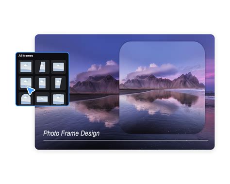 사진 프레임 디자인 모양에 멋진 예술 만들기