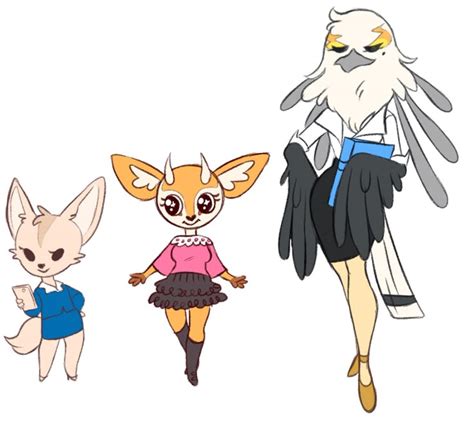 Fenneko Tsunoda And Washimi Aggretsuko Forever D Anime Furry