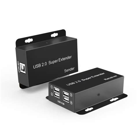 50m Usb 2 0 Extender Over Ethernet Cat5e 6 Cable Usb To Rj45 Transmitter And Receiver For Pc Usb