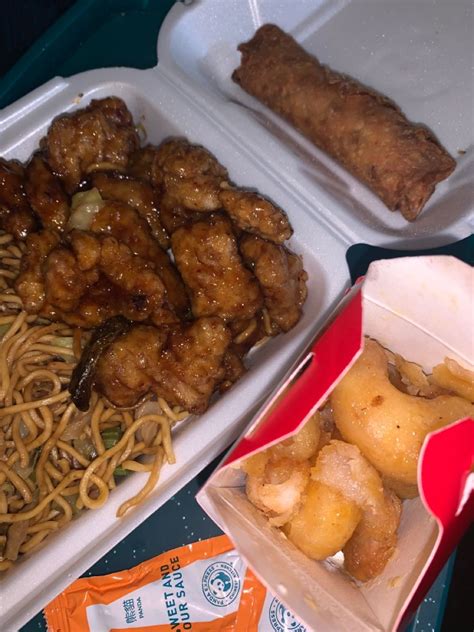 Delicious Chinese Food At Panda Express