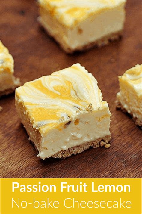 No Bake Passionfruit Cheesecake Artofit