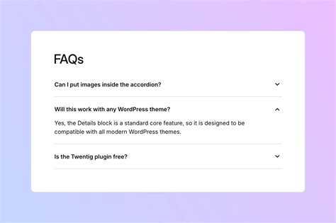 How To Create A Wordpress Accordion Block Without Plugin Twentig