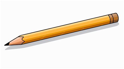 Creative Pencil Cartoon Vector Illustration For Designs And Projects