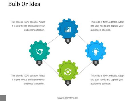Bulb Or Idea Ppt PowerPoint Presentation Introduction