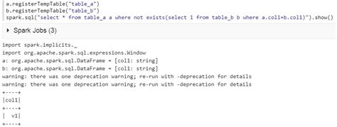 Spark Scala Filter Dataframe Where Value Not In Another Dataframe
