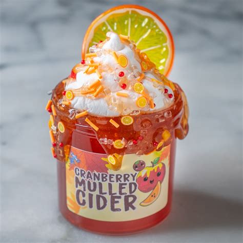 Cranberry Mulled Cider Slime Diy Clay Kit Sea Dragon Slimes Shop