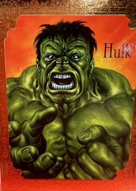 Hulk 2016 Upper Deck Marvel Masterpieces 93 Canvas Gallery 99 Price