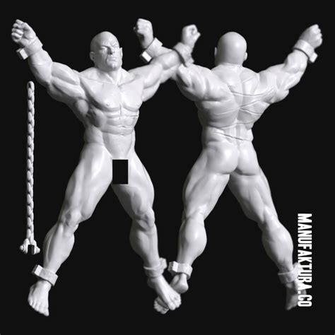 3D Printable Sub Series 31b Naked Bound Male Gene Forged Warrior