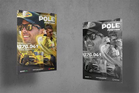 Indycar News Download Scott Mclaughlin Pole Position Poster