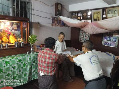 မင်္ဂလာတောင်ညွန့်မြို့နယ်တွင် အသက် ၈၅ နှစ်နှင့် အထက် ဘိုးဘွားများအား လူမှုရေးပင်စင် ထောက်ပံ့ငွေမ