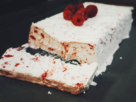 East Vegan Raspberry Semifreddo