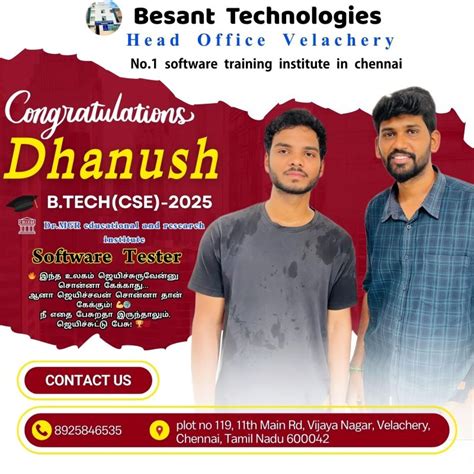 Manual Testing Sql Core Python Selenium Automation Cucumber Besant Technologies Velachery