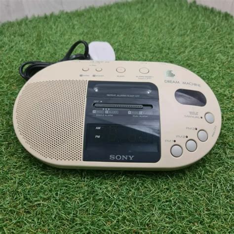 SONY ICF C710 Dream Machine Clock Radio Sveglia Nero EUR 31 99