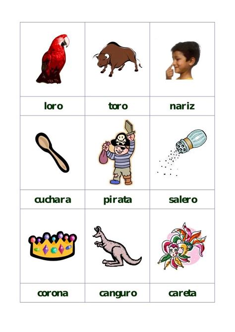 Fonema R En 2022 Actividades De Lenguaje Preescolares Lenguaje En Images