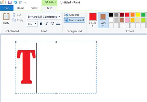 How To Add Text And Change Color Of Font In MS Paint In Windows