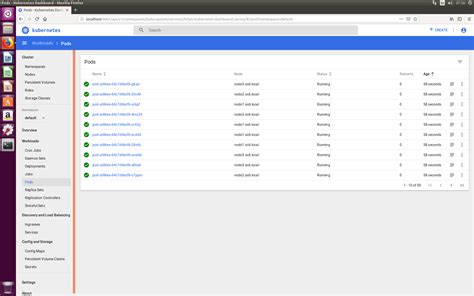 Kubernetes Dashboard Ignores Numer Of Items After Reordering Issue