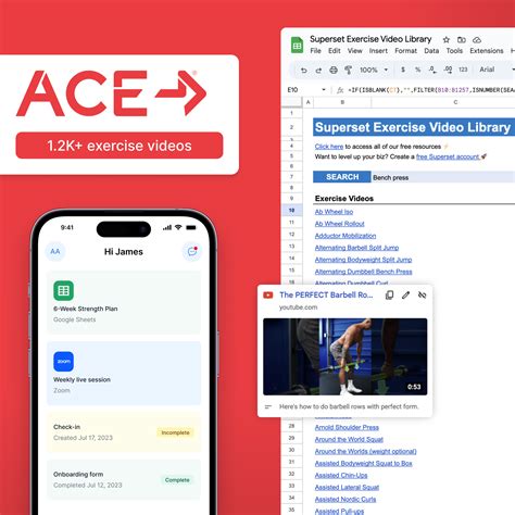 ACE Exercise Video Library Superset Blog