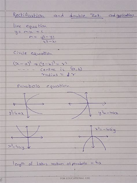rectification double and applications pdf