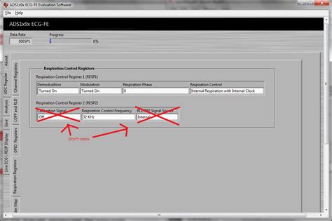 Respiration Measurement Using Ads1292r Evm Data Converters Forum Data Converters Ti E2e