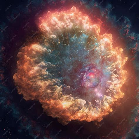 Premium Photo Supernova Exploding Space