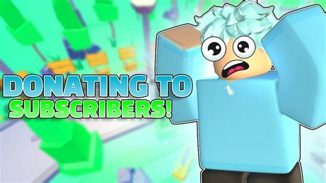 LIVE PLS DONATE DONATING ROBUX TO VIEWERS Saving To Give Back YouTube