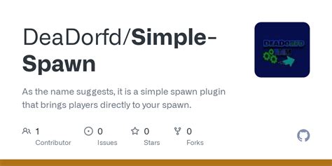 Github Deadorfdsimple Spawn As The Name Suggests It Is A Simple
