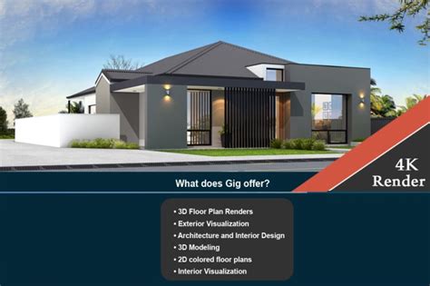 Design 3d Exterior Facade Rendering For Australian House By Vizulart Design 3d Exterior Facade Rendering For Australian House By Vizulart