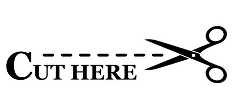 Scissors Icon Cut Concept Royalty Free Vector Image