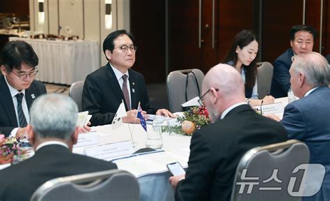 정인교 통상본부장 한·호주 Fta 공동위 인사말 뉴스1