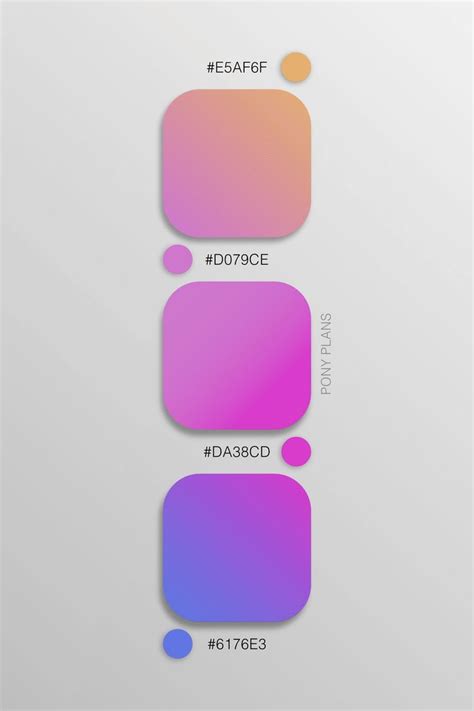 Bright Fun Gradient Color Palette Color Palette Design Gradient Color Design Color Design
