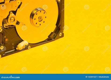 colorful hdd open hard disk drive the concept of data storage data