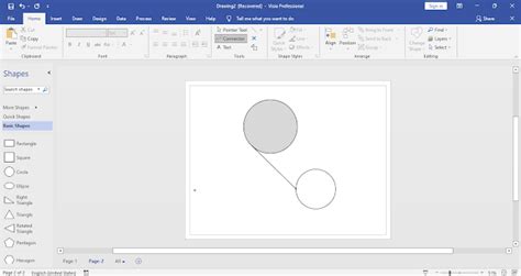 How To Insert Tangent Line In Visio