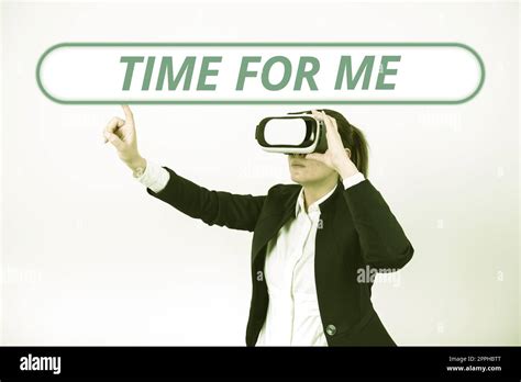 Writing Displaying Text Time For Me Conceptual Photo The Practice Of